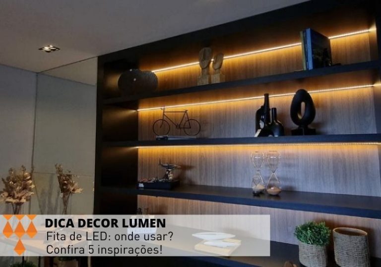Decoração com fita de LED: luz e cor para os ambientes